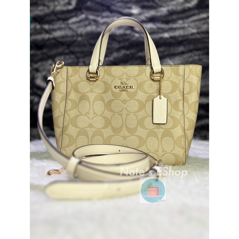 Coach Alice Satchel In Signature Canvas | Shopee Philippines