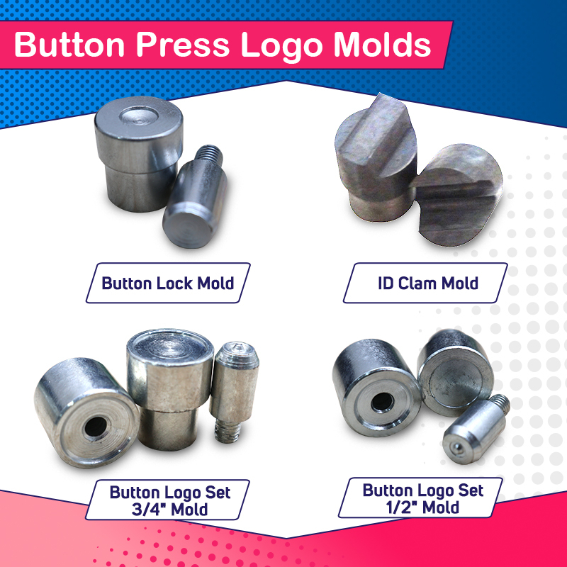 ID Lace Making Mold / Dies (Button Logo Set Dies | ID Clam Dies ...