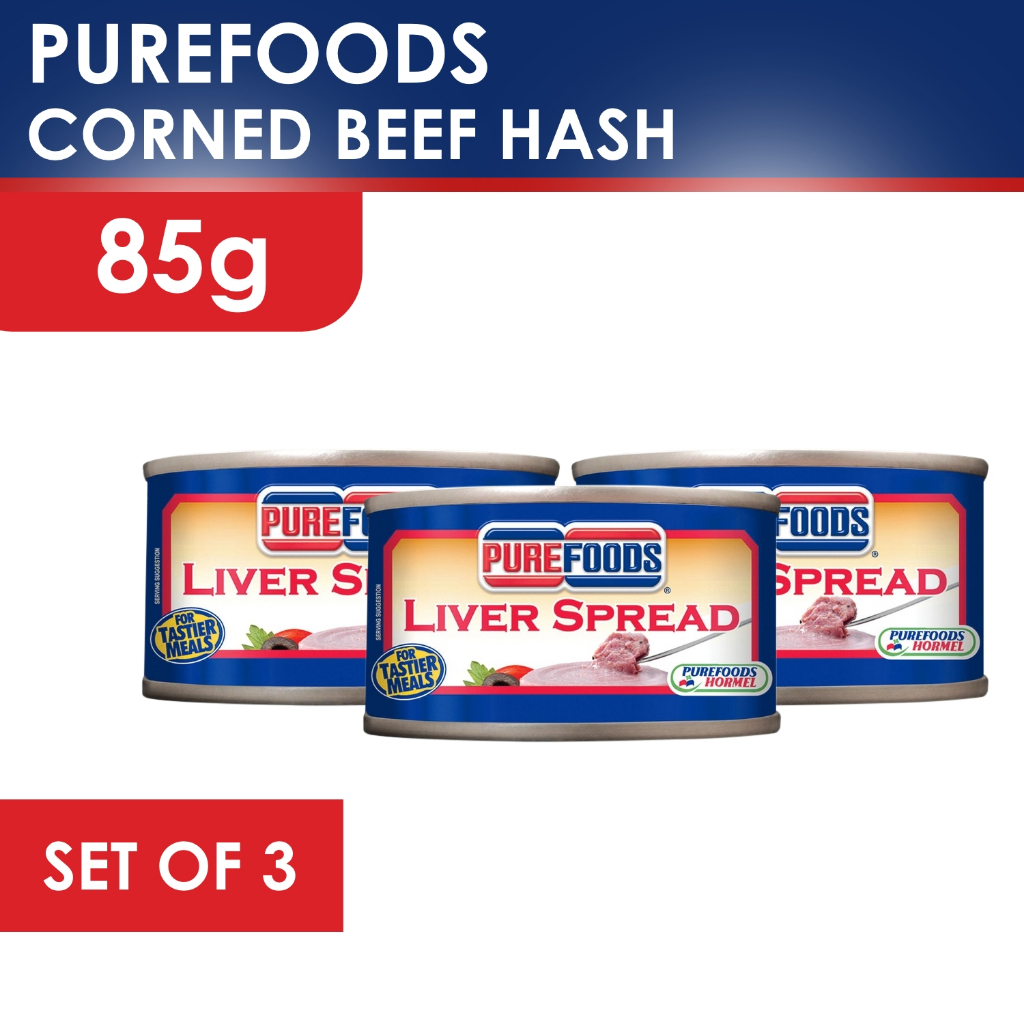 Purefoods Liver Spread (85g) Set of 3 | Shopee Philippines