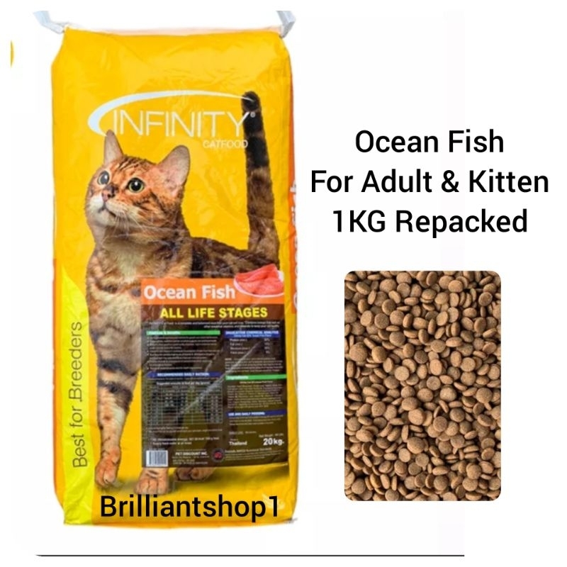 Infinity Cat Food 1Kg Repacked | Shopee Philippines