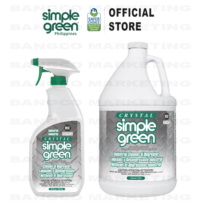 Simple Green Crystal Concentrated Cleaner & Degreaser 24oz (709.76 ml ...