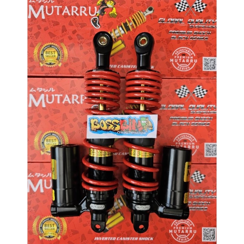 Mutarru Premium Inverted Shock Adjustable Rebound 305mm Nmax v2 / Nmax ...