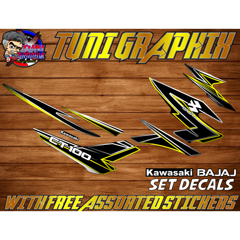 BAJAJ CT100 / CT125 LIMITED EDITION STOCK DECAL | Shopee Philippines