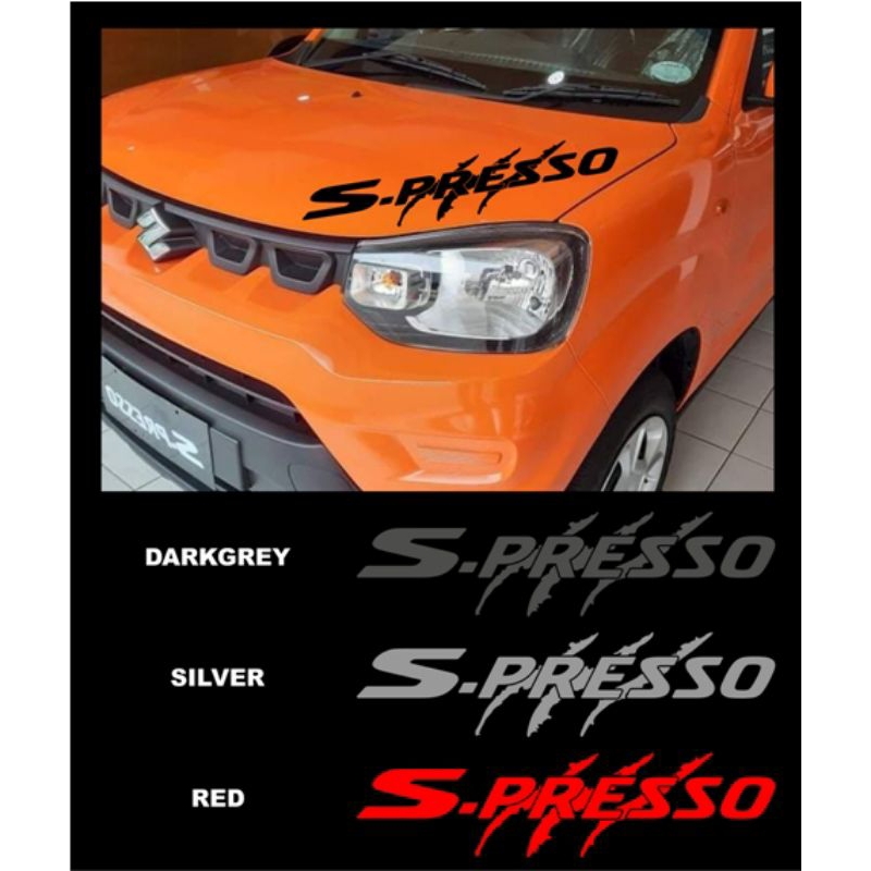 SUZUKI S PRESSO Hood Sticker with Monster Claw Design | Shopee Philippines