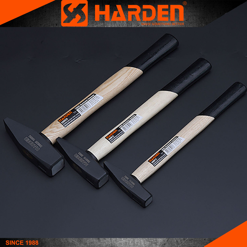 Harden 0.1kg - 1.5kg Machinist Hammer with Wood Handle 100G - 2000G ...