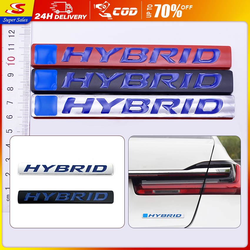 【SuperSales】3D Metal Hybrid Logo Sticker ABS Auto Emblem Refitting ...