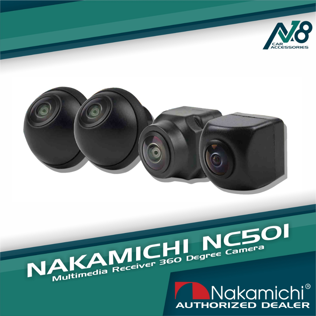 Nakamichi NC-501 360 Degree Camera Multimedia Receiver Genuine | Shopee ...