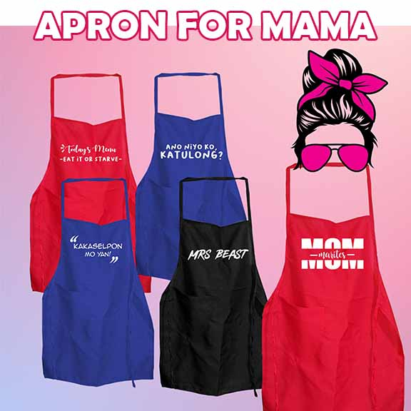 APRON FOR YOUR MAMA (Personalized Apron) | Shopee Philippines
