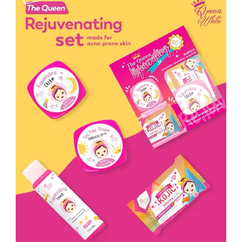 QUEEN WHITE REJUVENATING SET ORIGINAL COD ONHAND | Shopee Philippines