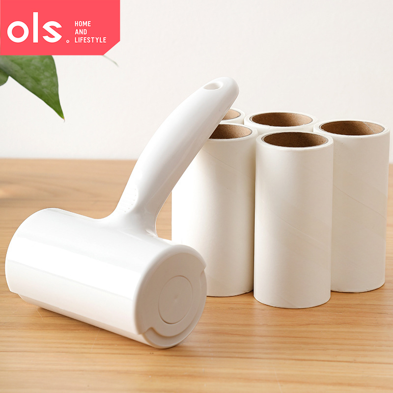 OLS Hair Remover Clothes Sofa Bed Pet Long Handle Tearable Sticky Dust ...