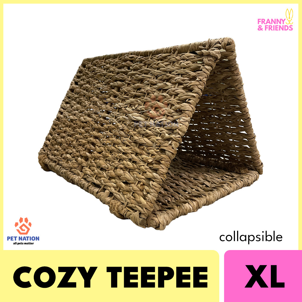 Franny's Cozy Teepee Extra Large Rabbit House Rabbit Hut Rabbit ...