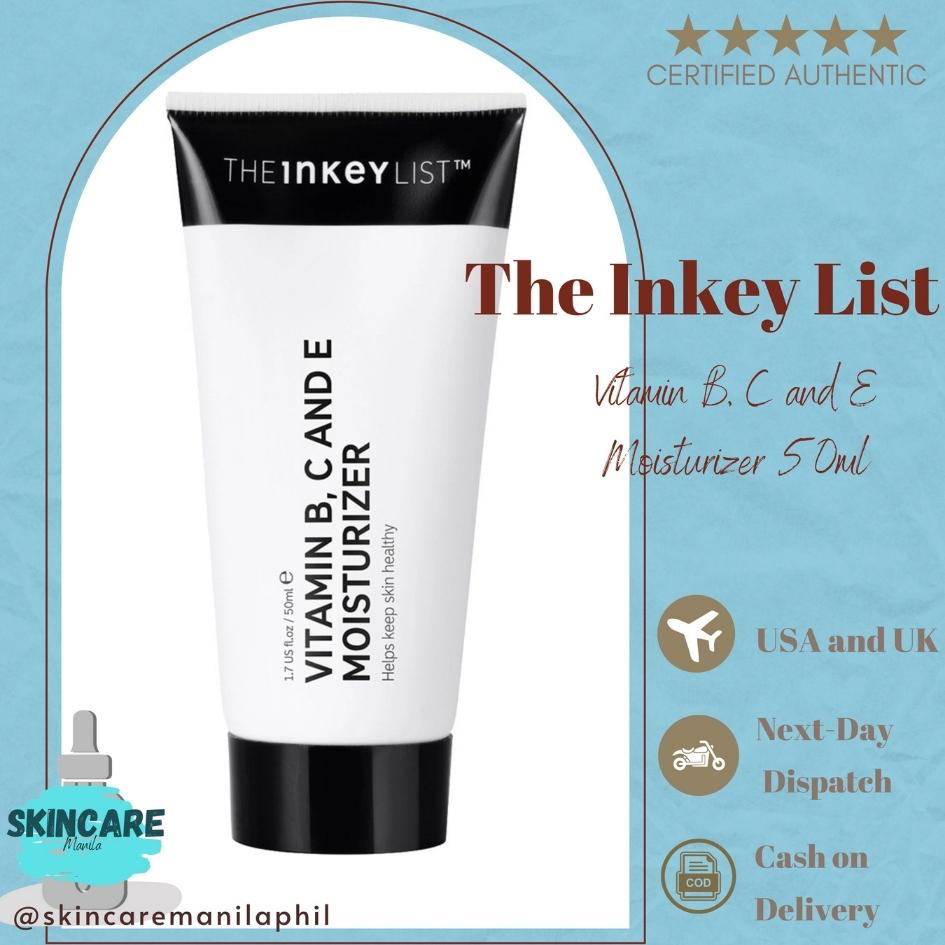 The Inkey List Vitamin B, C and E Moisturizer 50ml | Shopee Philippines