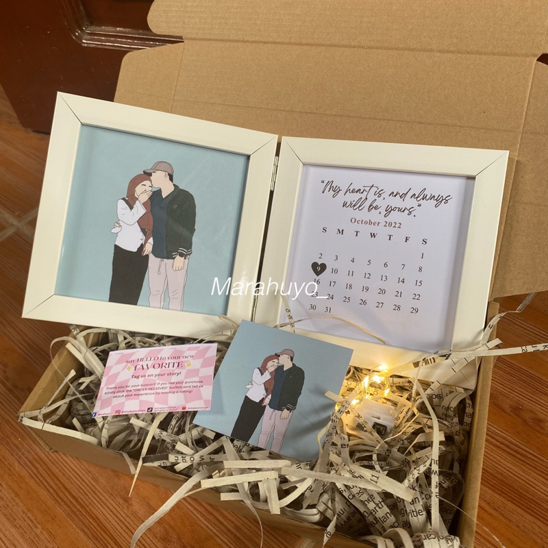 Marahuyo_ 5x5 Vector Art Double Calendar Frame | Shopee Philippines