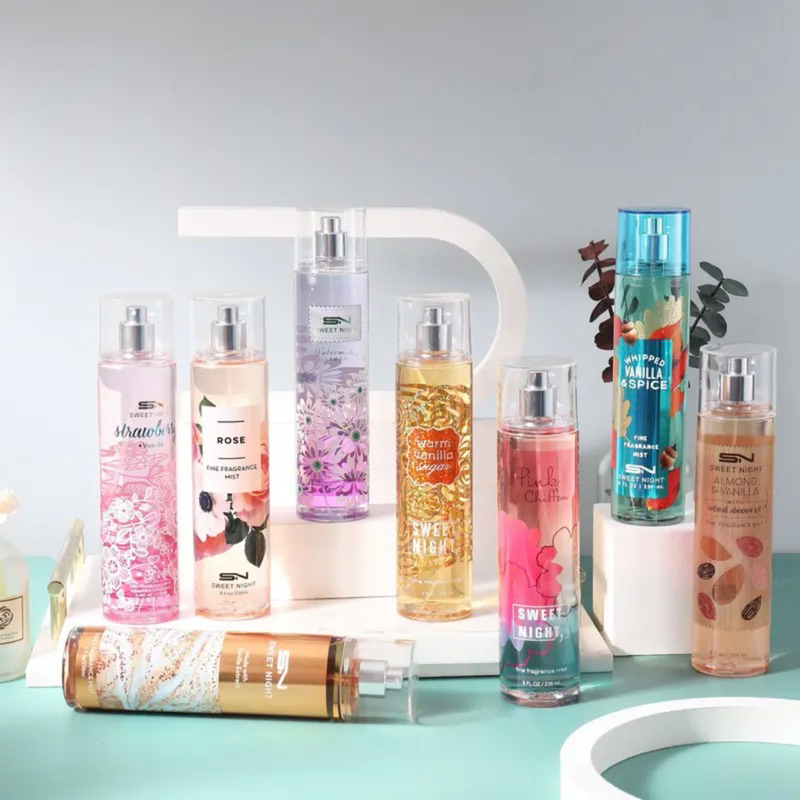 Sweet Night Perfume Warm Vanilla Sugar Fragrance Body Mist 236ML ...