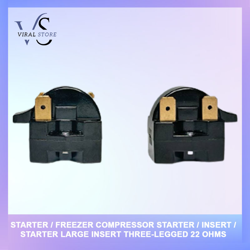 110/120V 220V PTC Starter 3 Pins Refrigerator Freezer Compressor PTC ...