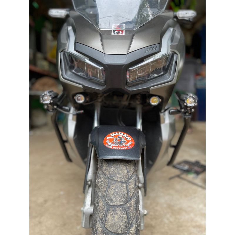 ADV 150 Only powder COATED HALF CRASH GUARD with BUILT IN LED BRACKET HEAVY DUTY! | Shopee ...