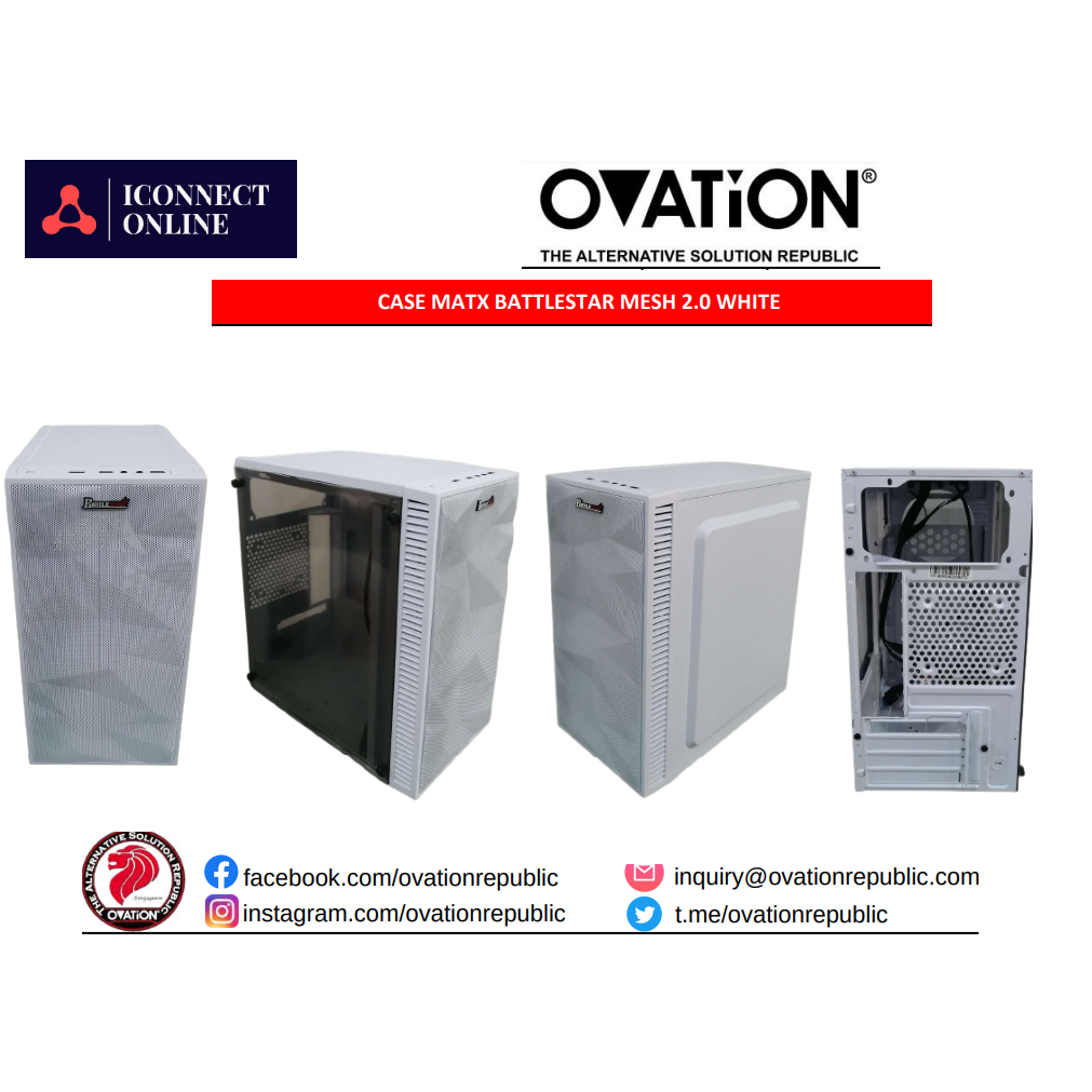 DESKTOP GAMING CASE OVATION BATTLESTAR | Shopee Philippines