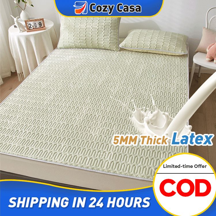 Latex Cool Mat Summer Ice Silk Cooling Sleeping Pad Fresh Printed ...