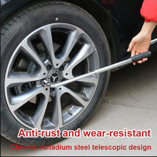 Car Tire Wrench Heavy Duty L-type Mobile Socket Wrench Telescopic Tire ...