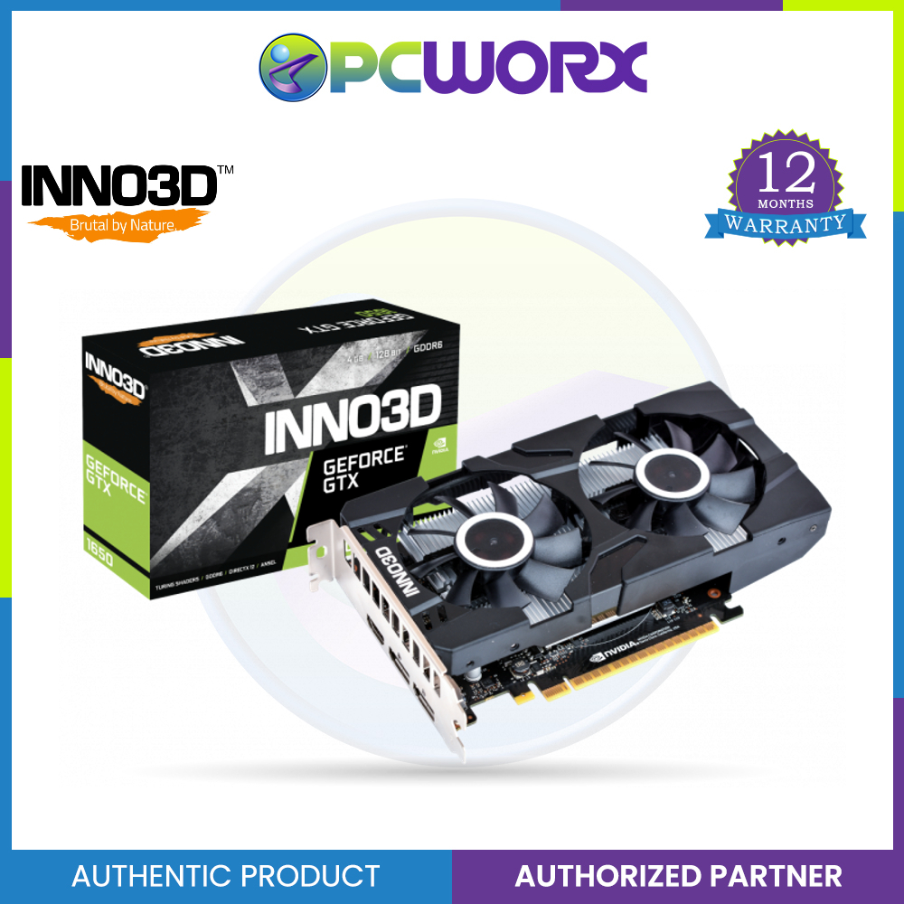 Inno3d NVIDIA® GeForce® GTX 1650 Twin X2 OC 4GB Graphic Card | Shopee Philippines