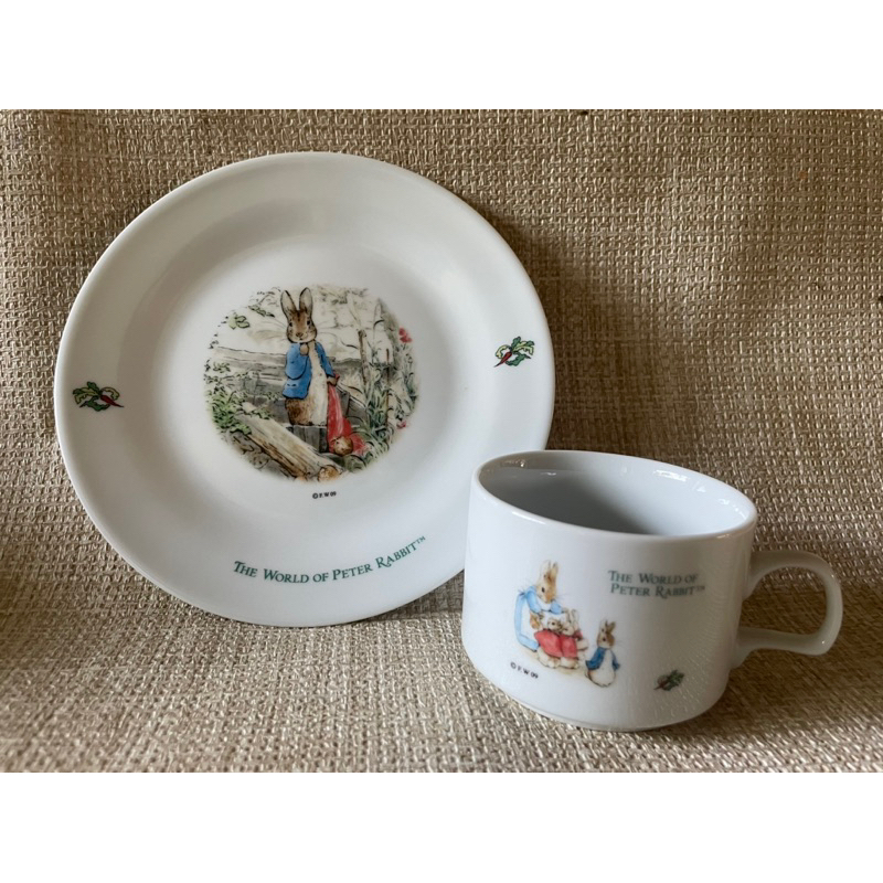 The World of Peter Rabbit Beatrix Potter Collectible Cup and Plate ...