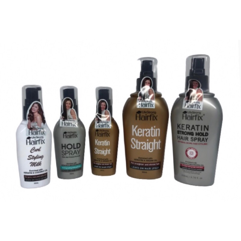 Hairfix Keratin Straight Hair Spray 100ml/50ml | Shopee Philippines