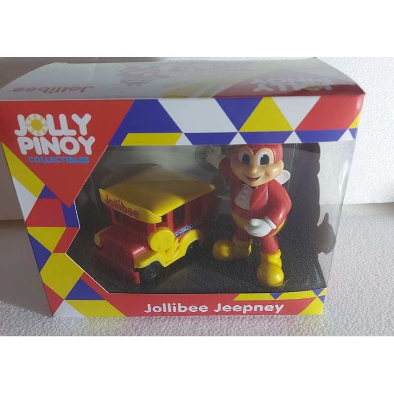vintage Jollibee Jolly Pinoy toy Jeepney with box 5 " tall not working ...