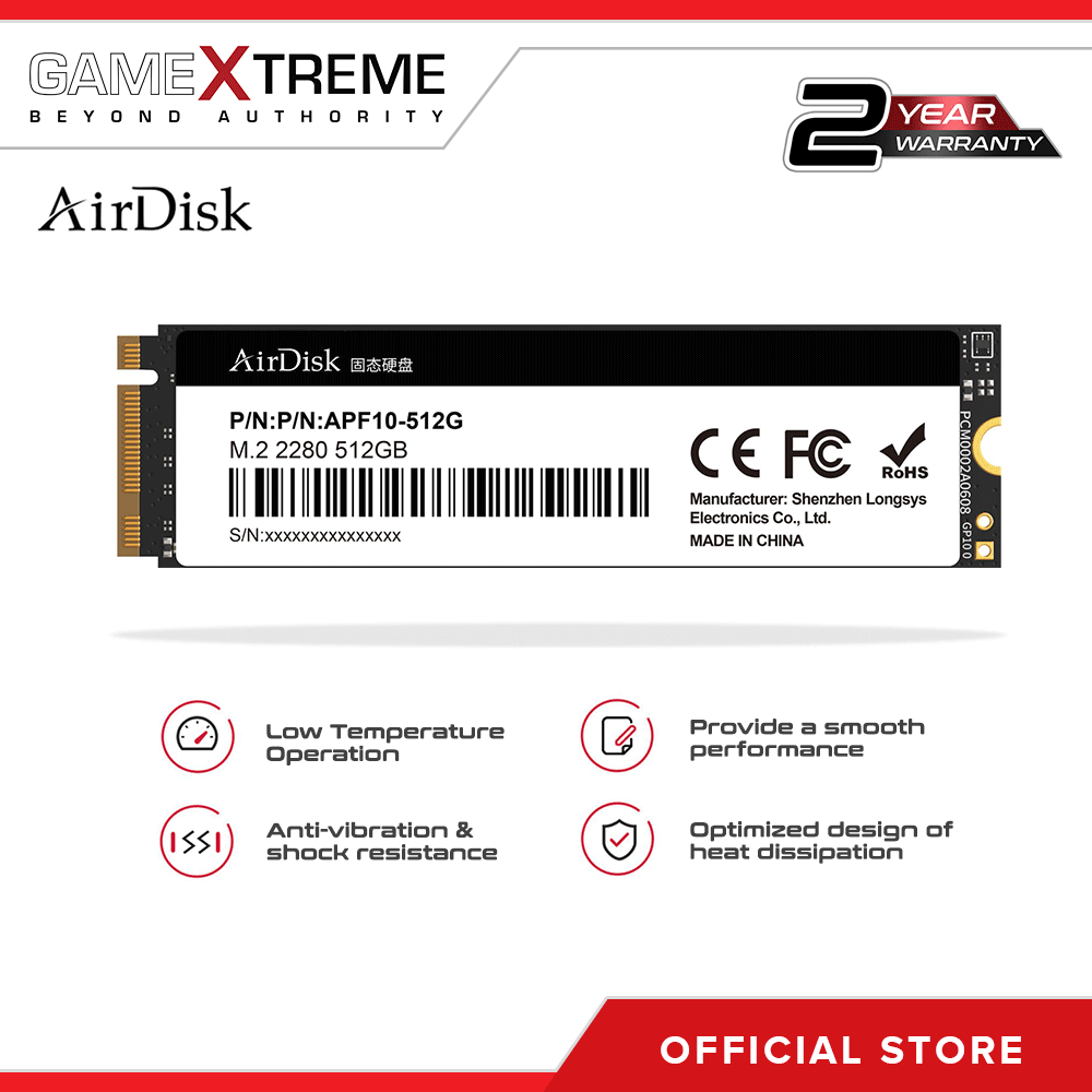 AirDisk M.2 SSD SATA | R900-NVMe 3.0 PCIe 256GB 512GB Laptop PC SSD APF ...