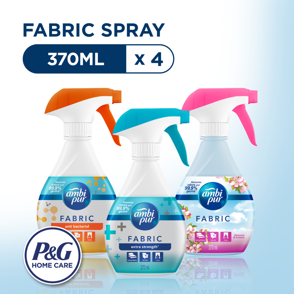 Ambi Pur Air Freshener Extra Strength Antibac Blossoms & Breeze Bundle ...