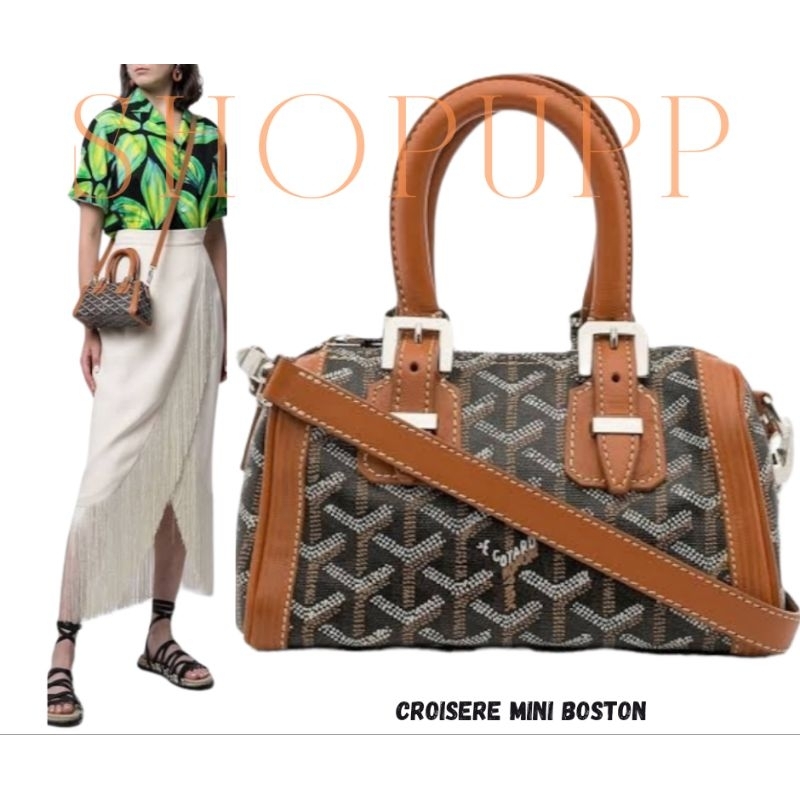 NEW ARRIVAL* High End Genuine Leather Croisiere Mini Boston Bag ...