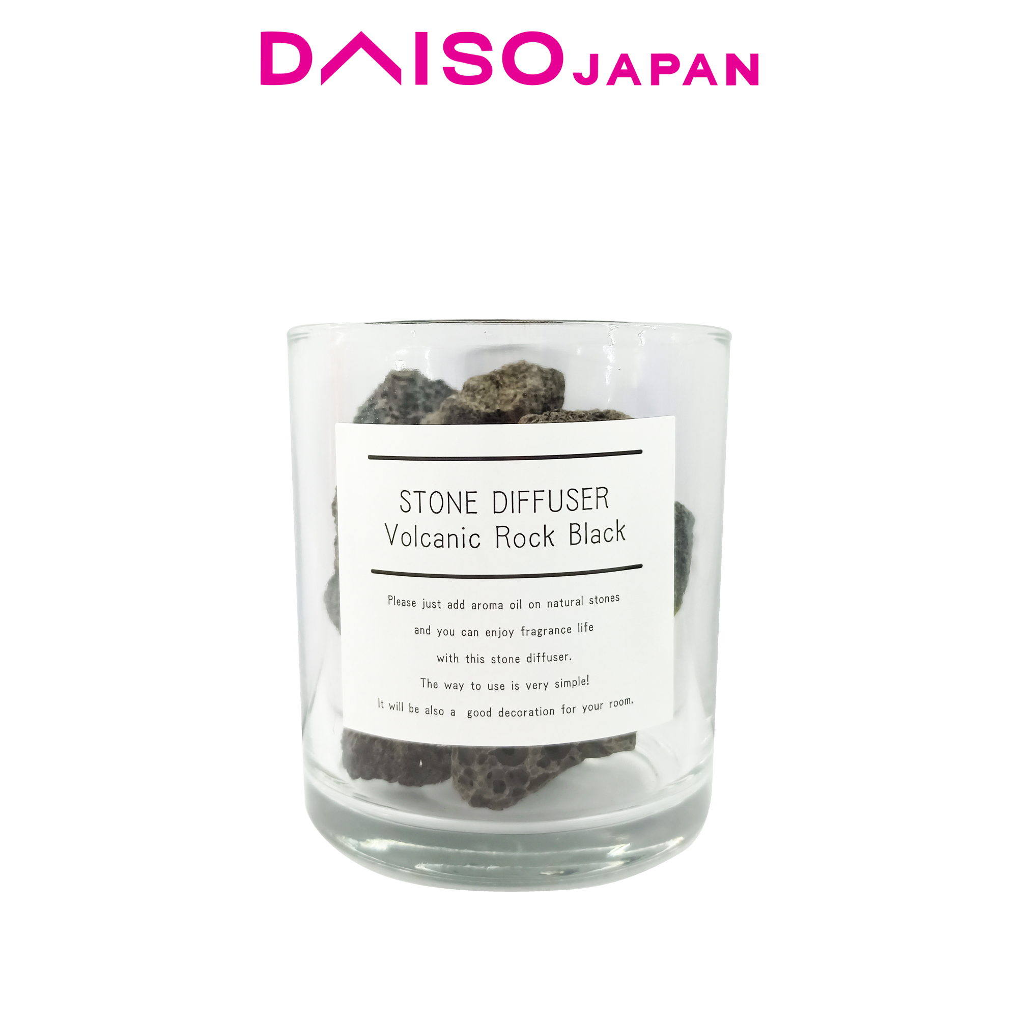 Daiso Black Volcanic Stones Diffuser | Shopee Philippines