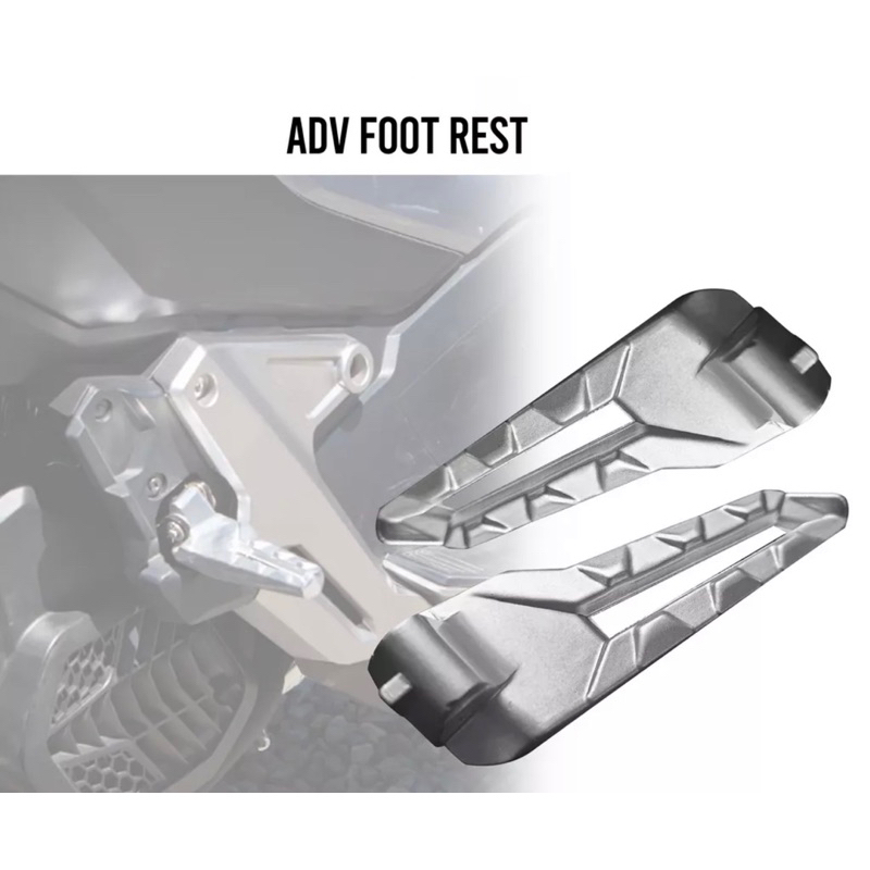 HONDA ADV 150 ALLOY FOOTREST ASSY / REAR PASSENGER FOOTPEG STEP BAR FOR ...