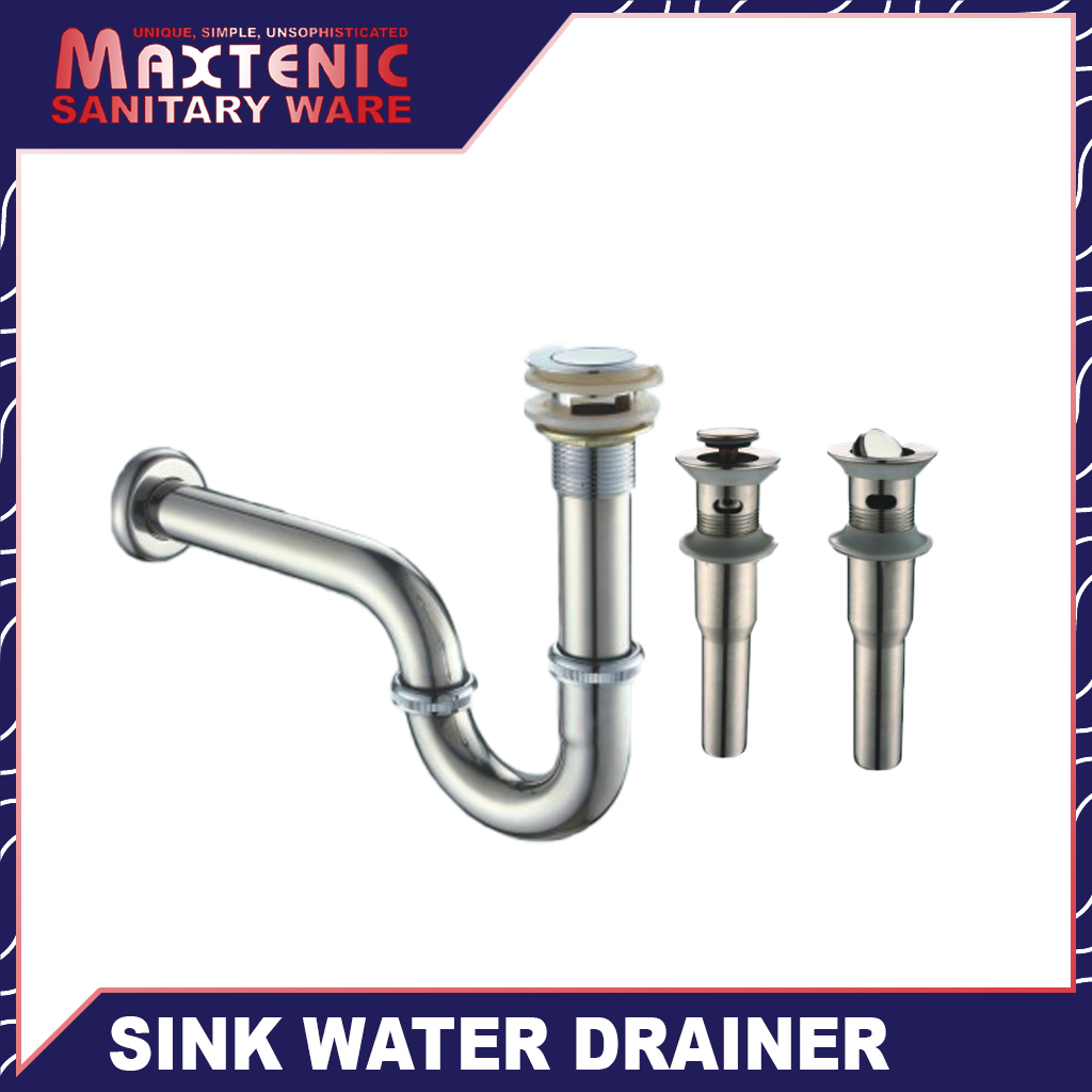 High end sus304 stainless pop up & flip basin water and waste drain P.O ...