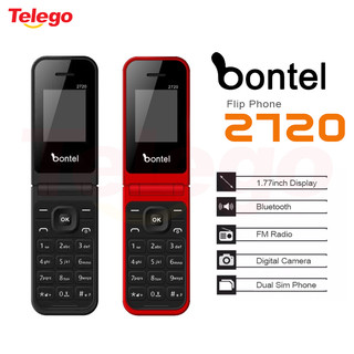 TELEGO Bontel 2720 Flip Mobile Phone 1000mAh Dual Sim Keypad Phone ...