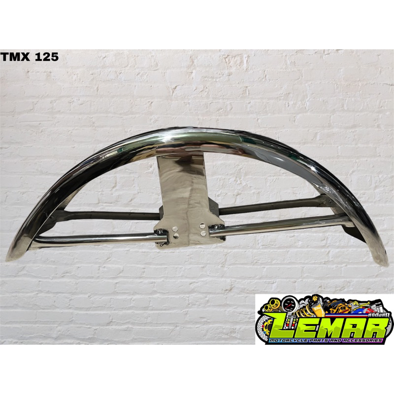HONDA TMS/TMX 125 FRONT FENDER/TAPALODO STAINLESS STEEL | Shopee ...