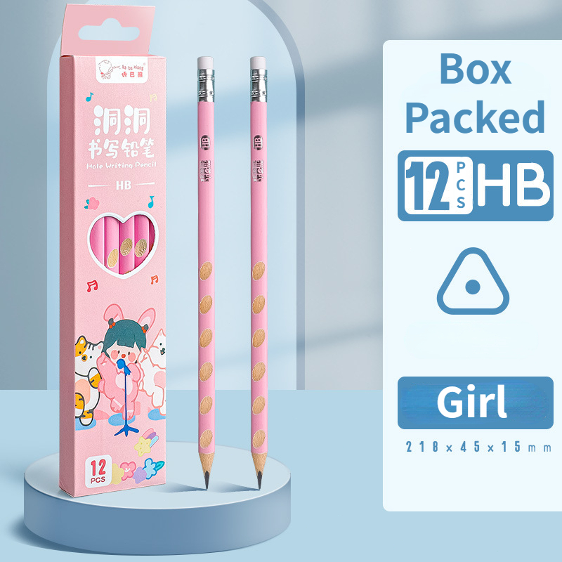 HB Pencil For Primary School Students Triangle Children Drawing Pencil ...