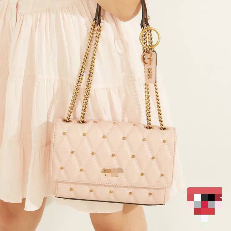 GUESS TRIANA CONVERTIBLE CROSSBODY FLAP BAG | Shopee Philippines