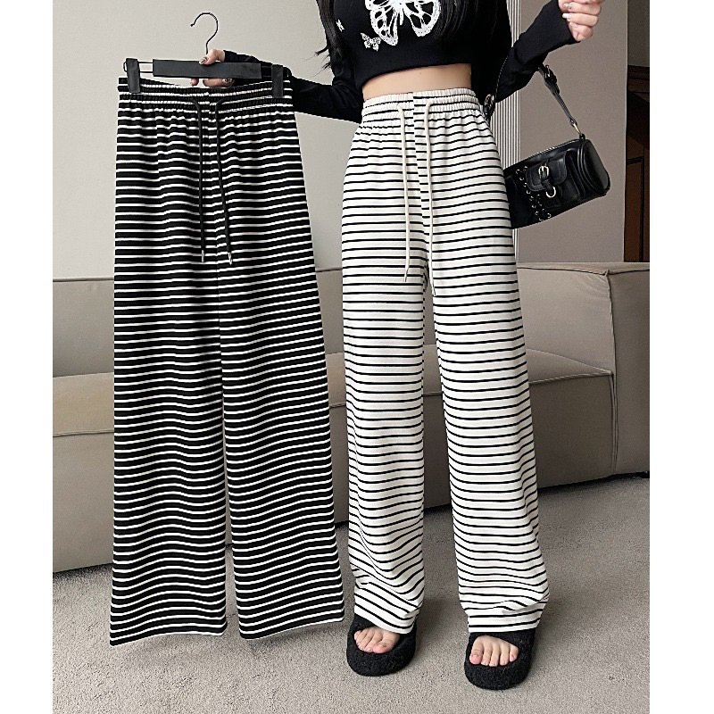 BUY 1 TAKE 1 2pcs New Arrive Stripe Square Pants Wide Leg High Quality ...