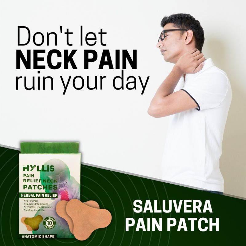 Authentic Saluvera Hyllis Pain Reliever Patch Cervical Frozen Shoulder ...
