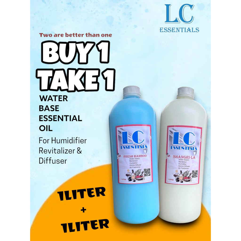 BUY 1 TAKE 1 LC 1L Water Based Essential Oil for Humidifier, Diffuser ...