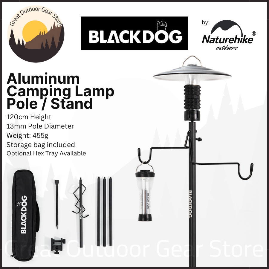 Blackdog by Naturehike Outdoor Light Stand Detachable Aluminum Light ...