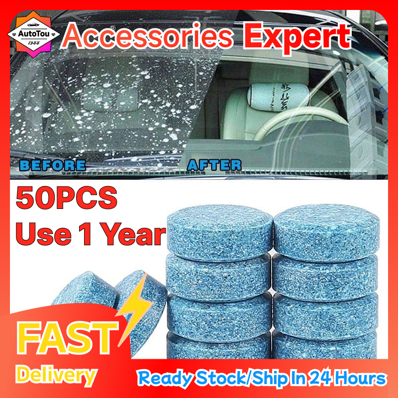 50PCS Car Windshield Cleaner Glass Cleaner Car Solid Wiper For Any ...