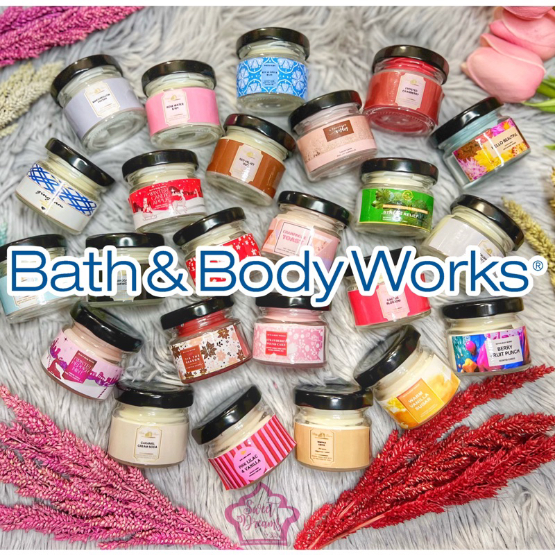 Original Bath & Body Works Miniature candle 25g | Shopee Philippines