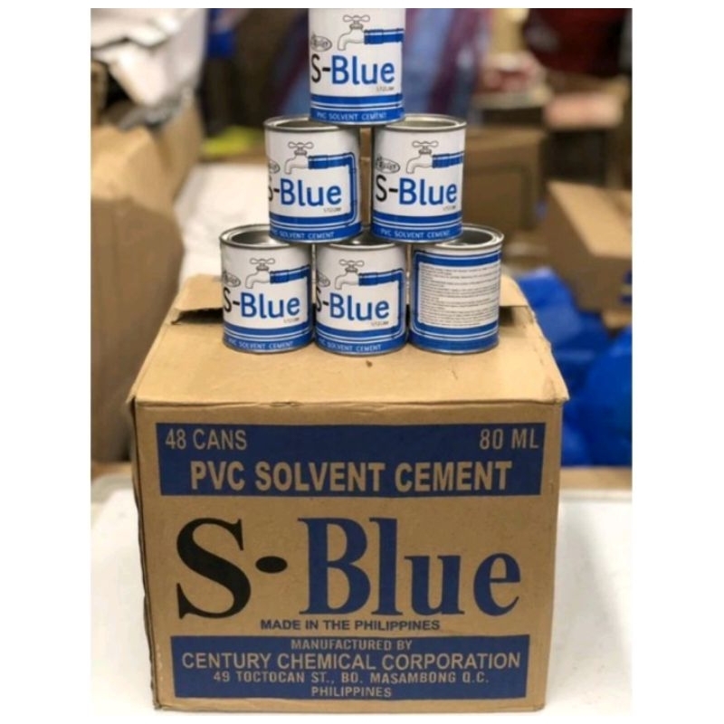 S-blue PVC solvent cement 1/12 Liter. | Shopee Philippines