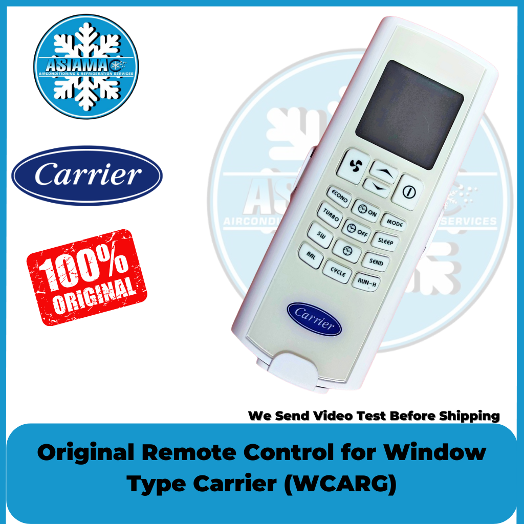 [Brandnew] Original Remote Control for Window Type Carrier (WCARG ...