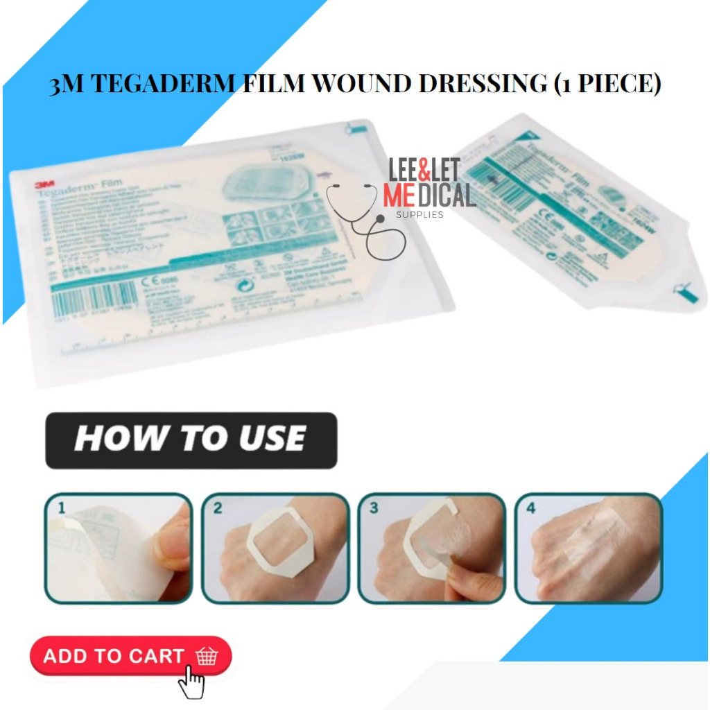 3M Tegaderm Film Wound Dressing (1 Piece) health>others>personal ...