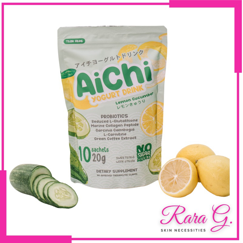 AICHI Yogurt Drink Cucumber Lemon Collagen | Shopee Philippines
