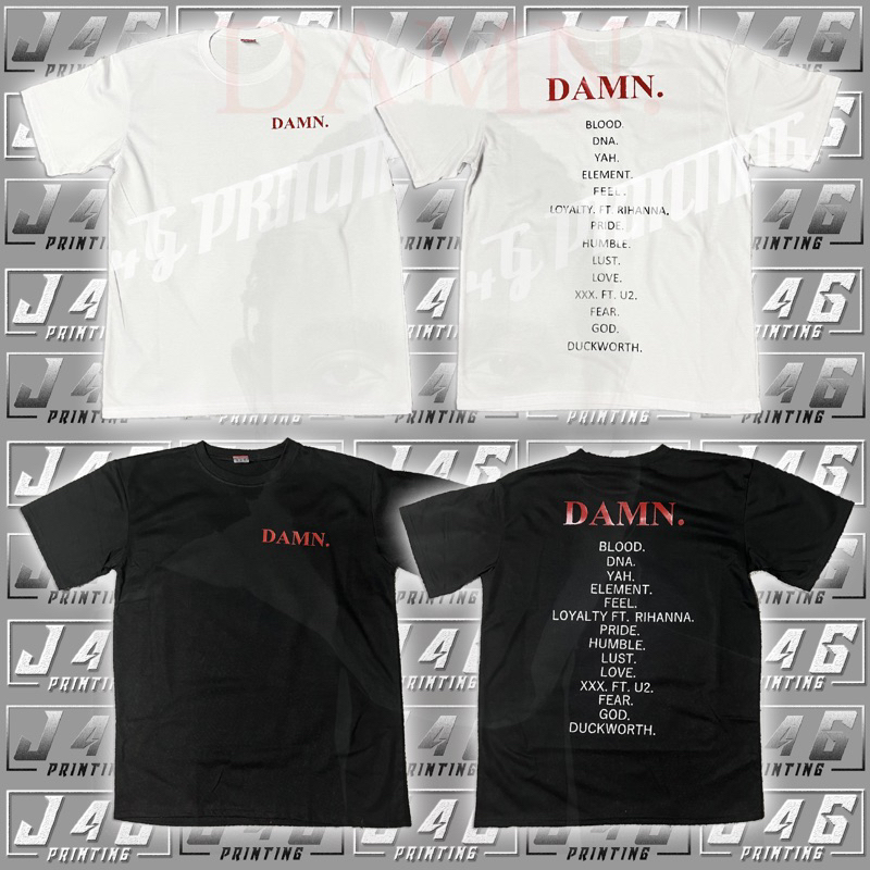 DAMN by Kendrick Lamar Inspired Shirt | Shopee Philippines