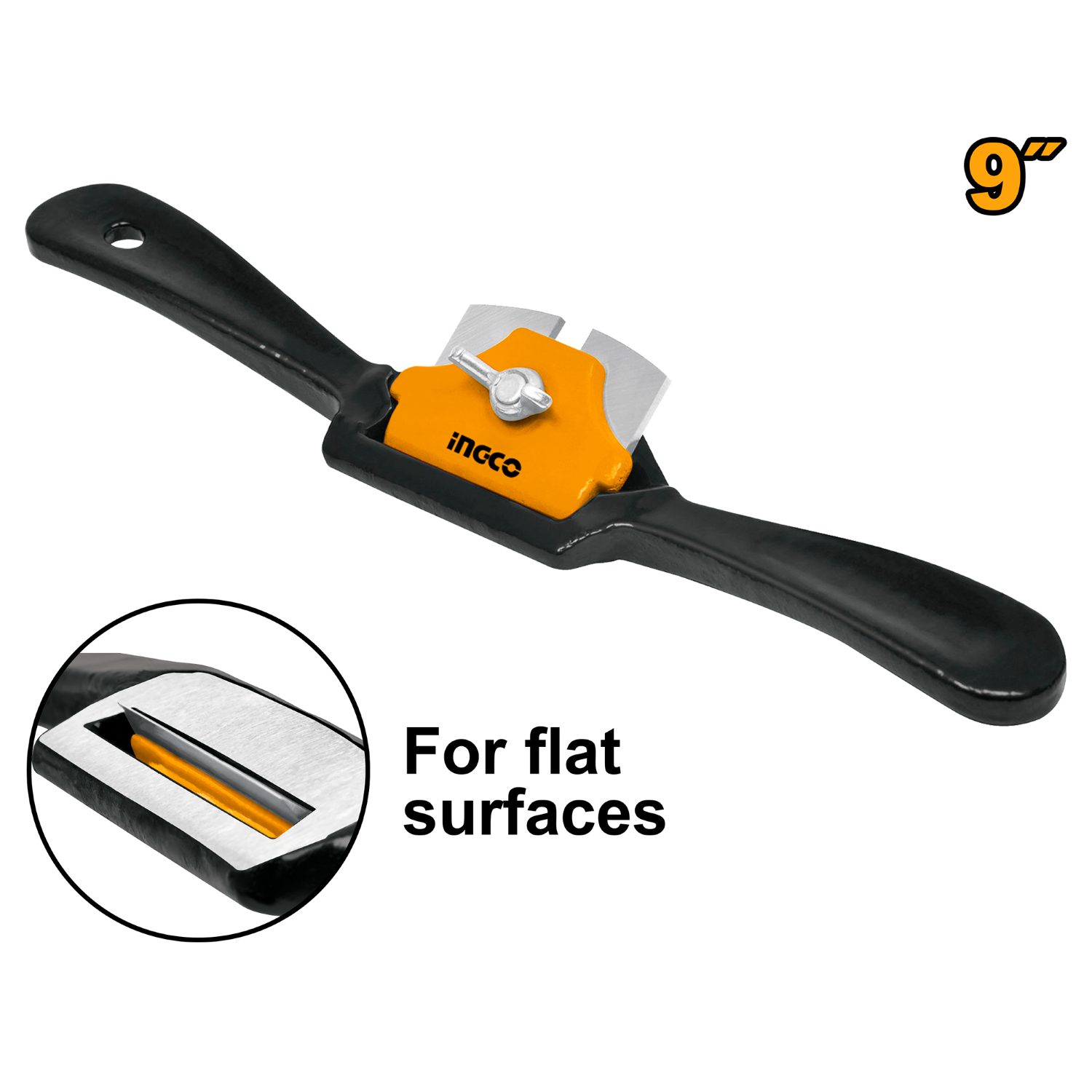 INGCO Spoke Shave Flat Base 9" Inch 230mm FLAT | CONVEX Surface ...