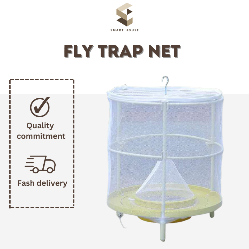 Fly Trap Net Smart Trap Outdoors Smarthouse.ph Insect Trap Net | Shopee ...
